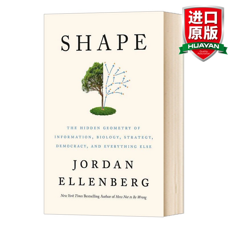 英文原版 形状 信息、生物学、战略、民主和其他一切的隐藏几何 Shape 全英文版 精装