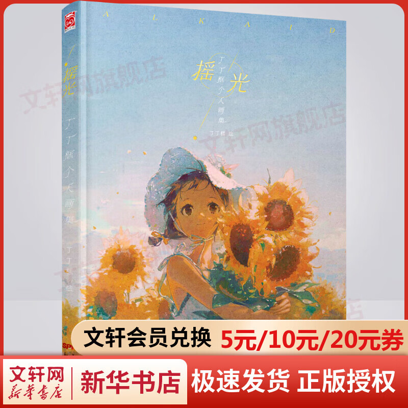 摇光 丁丁框个人画集 暖心原创插画图集 日系光影温暖心灵收录作者人气作品图册日系校园风 清新少女作品