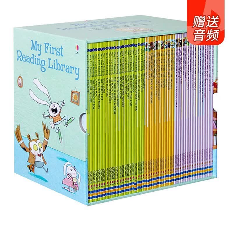 送音频 我的第一个图书馆 My First Reading Library 50册礼盒装 Usborne尤斯伯恩英文原版绘本分级读物英语初级章节书 儿童分级读物