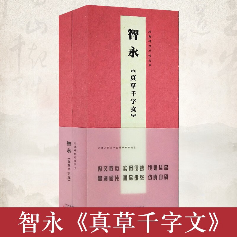 经典碑帖对临丛书 智永真草千字文