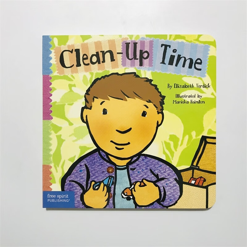 原版行为习惯系列 Clean-Up Time 纸板书