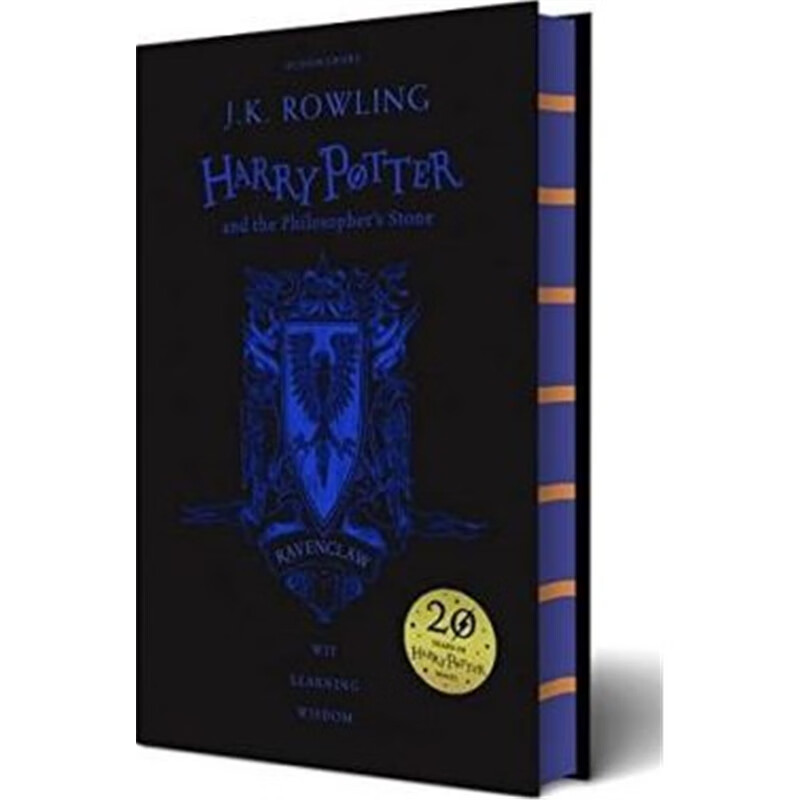 哈利波特英文原版 哈利波特与魔法石 拉文克劳学院20周年纪念版精装 英文原版 Harry Potter 1 JK罗琳