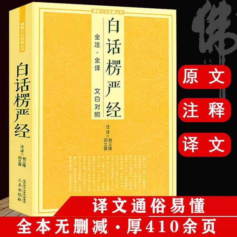 白话法华经地藏本愿经楞严经圆觉经观无量寿经楞伽经阿弥陀经金刚经坛经fo教文化经典十三经全套11册心经 白话楞严经