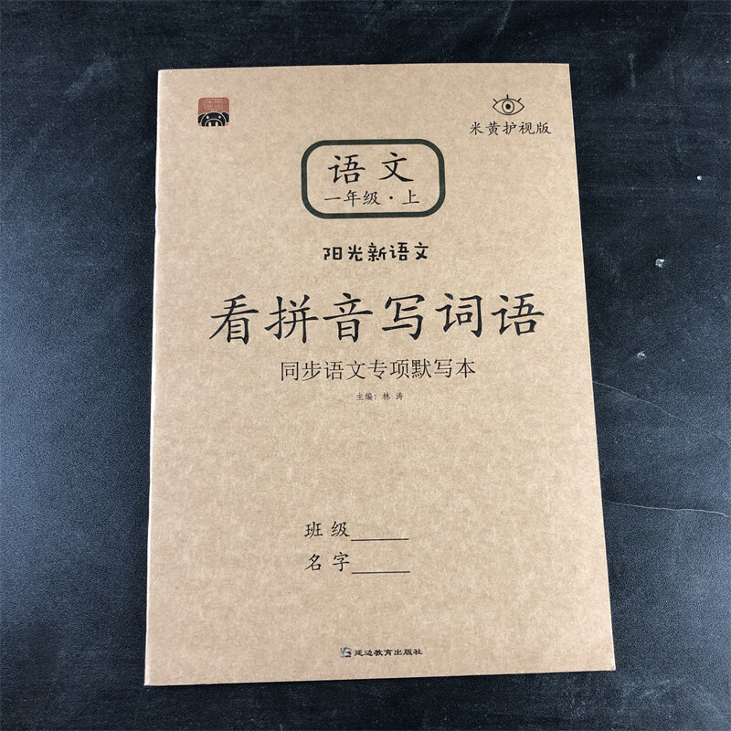 阳光新语文看拼音写词语一年级上册同步语文专项默写本人教版 语文 一年级下