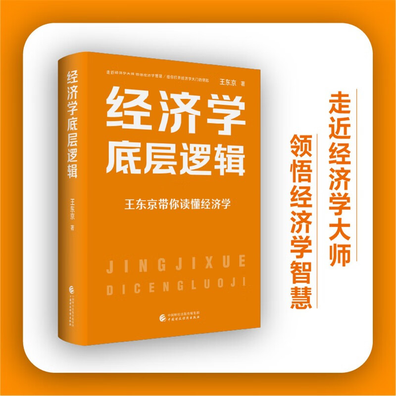 现货2023年新书 经济学底层逻辑：王东京带你读懂经济学 中国财政经济出版社