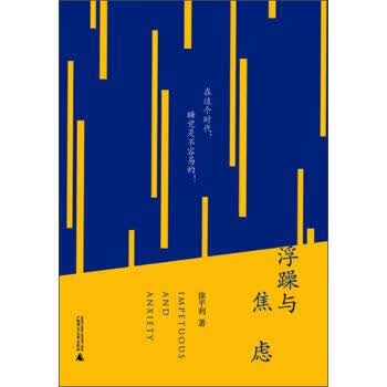 浮躁与焦虑 徐平利 著