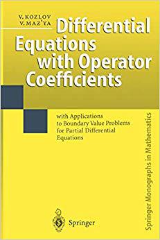 Differential Equations with Operator Coefficients