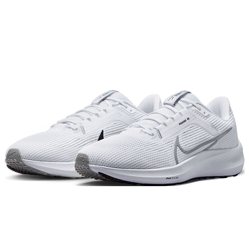 PLUS会员：耐克 NIKE跑步鞋 PEGASUS 40运动鞋DV3853-102 白，523.71元包邮—— 慢慢买比价网
