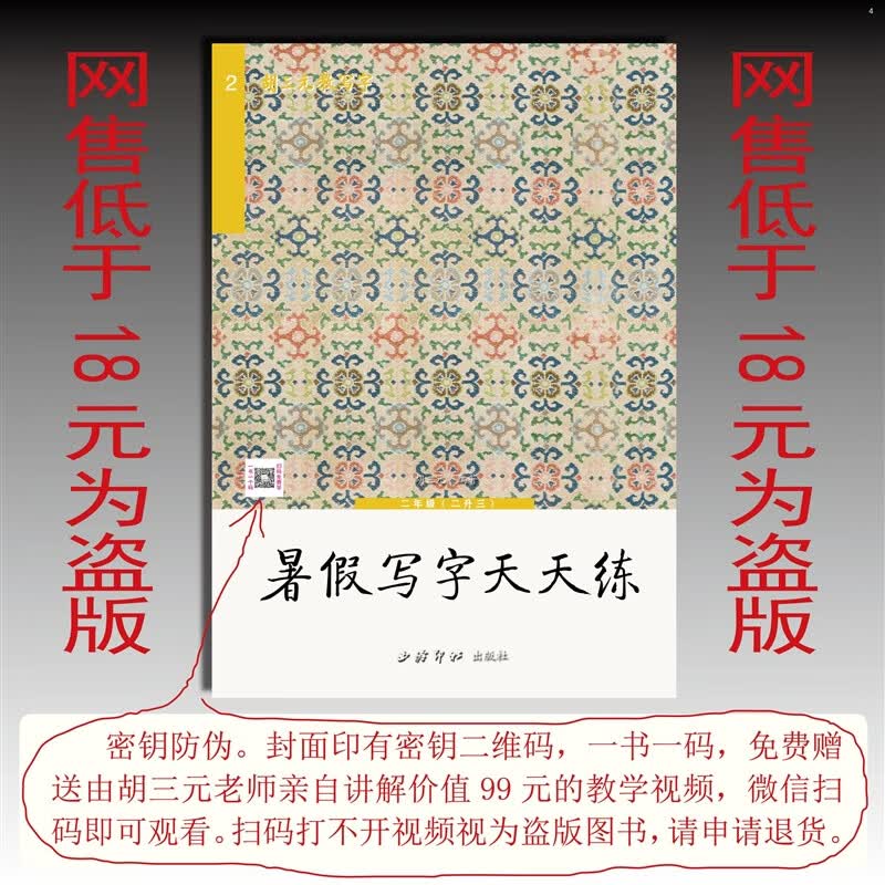 暑假写字天天练 二年级（二升三）胡三元编著 语文