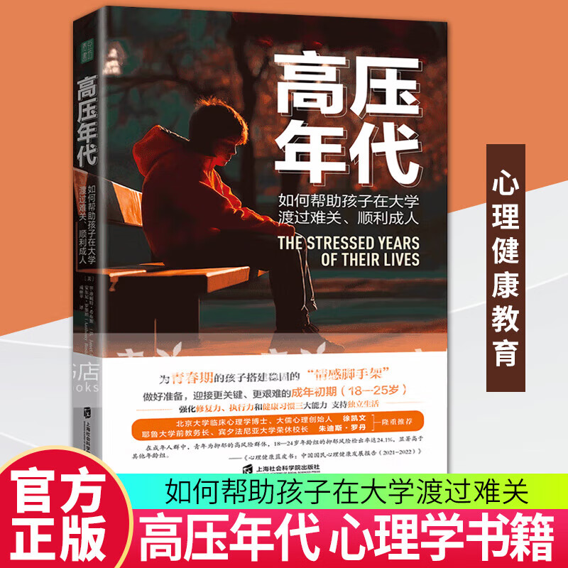 高压年代：如何帮助孩子在大学渡过难关、顺利成人 心理健康 健康教育 心理学 书籍