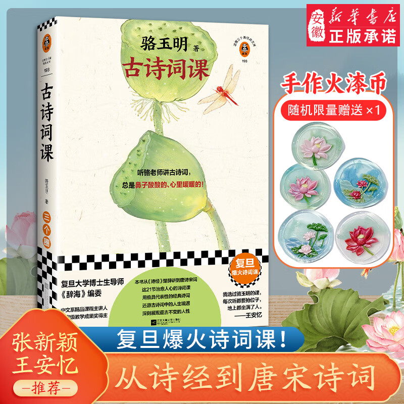 【随机赠火漆币*1】古诗词课 骆玉明著 从诗经讲到唐诗宋词 古典诗词导读鉴赏赏析辞典全书古文中国诗词