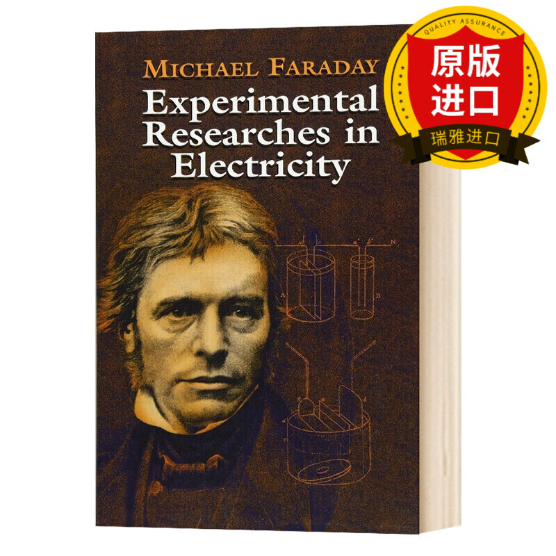 英文原版 电学实验研究  Experimental Researches in Electricity Michael Faraday 迈克尔&middot;法拉第 英文版 进口英语书籍