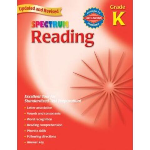纸质Spectrum Reading, Kindergarten