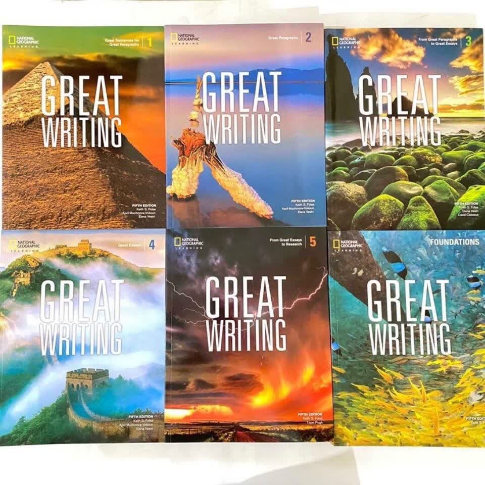 大第五版great writing f/1/2/3/4/5全套六本 全套1-6共六本