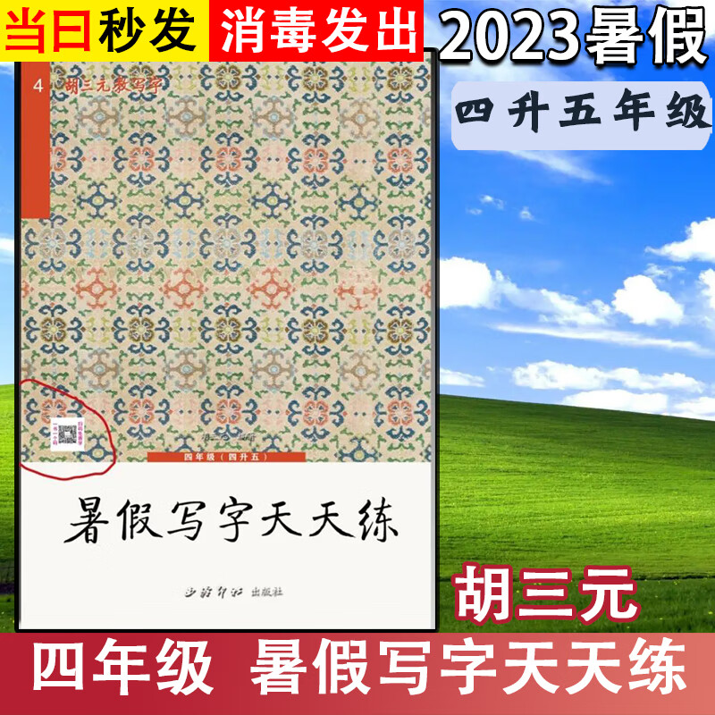 2023新版胡三元教写字暑假写字天天练四升五年级下册语文人教版RJ暑假作业