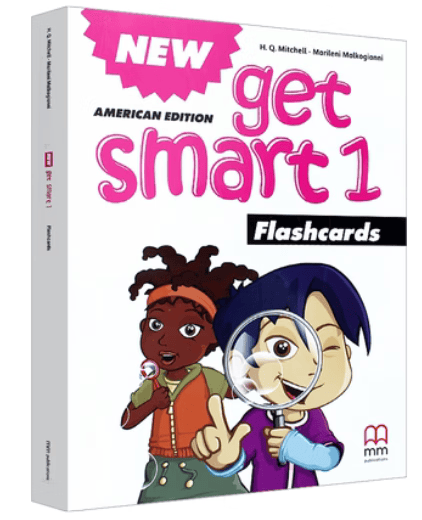 New get smart NGS新原版少儿培训GetSmart英语文gs教材课本1-6书 1级词卡