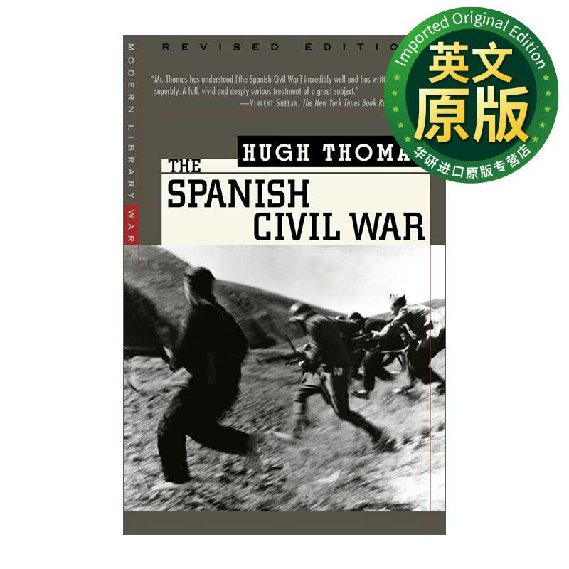 西班牙内战 英文原版 The Spanish Civil War (Modern Library) 修订版 兰登书屋现代图书馆 Hugh Thomas 英文版 历史
