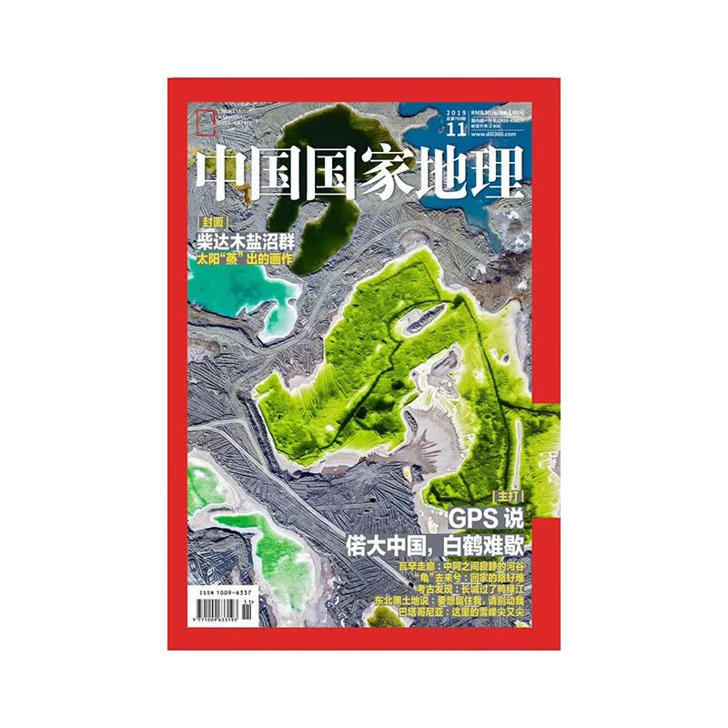 中国国家地理杂志 2019年典藏版 柴达木盐沼群