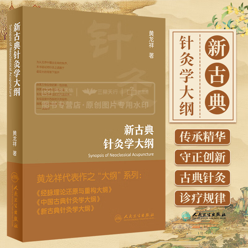 新古典针灸学大纲 中医学 古典针灸中的诊疗规律 黄龙祥代表作之大纲系列之一 针灸学 古典针灸学大纲 中医针