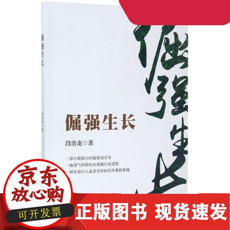 C 倔强生长 段治龙 著 经管、励志 中国金融出版社 C