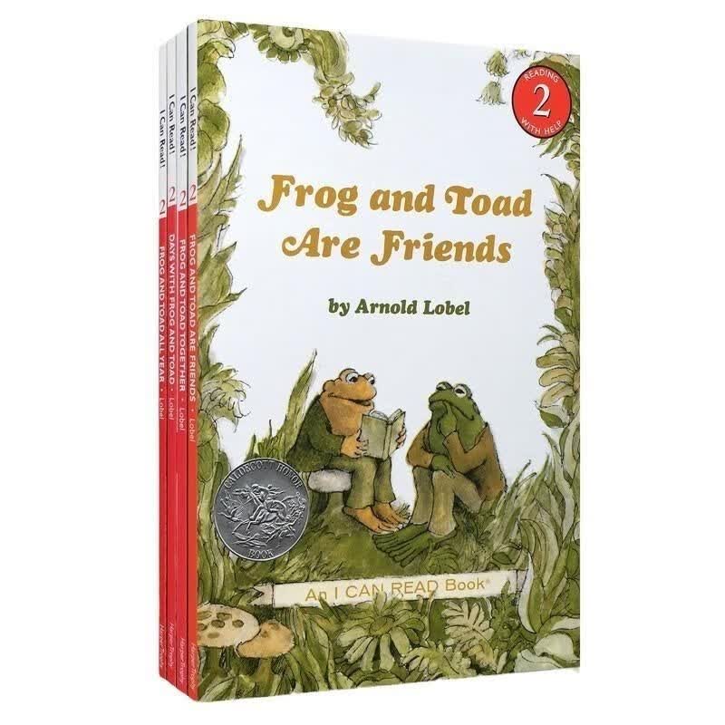 青蛙和与蟾蜍是好朋友点读版frogandtoad英文原版4册凯迪克奖
