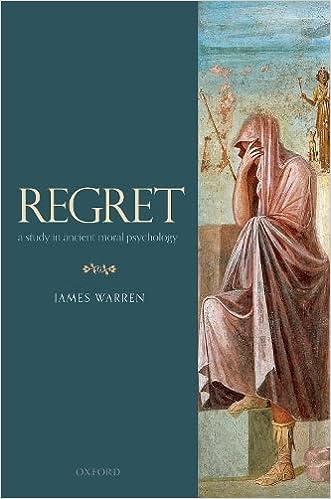 后悔：古代道德心理学研究 Regret