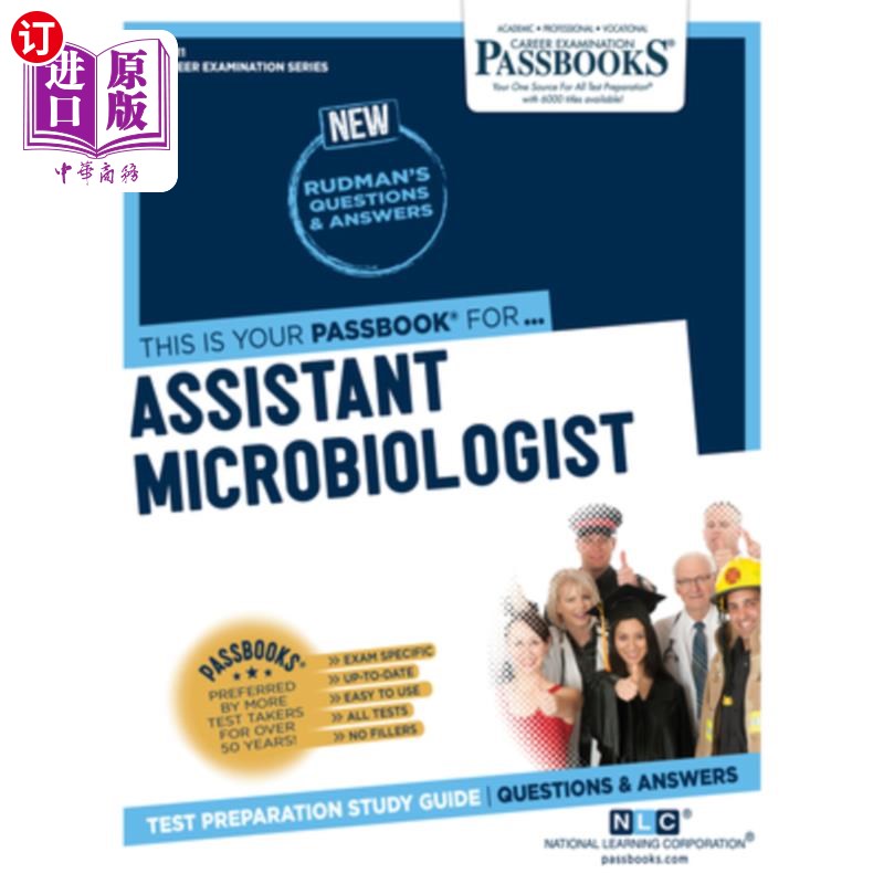 海外直订Assistant Microbiologist (C-1811): Passbooks Study Guide 助理微生物学家