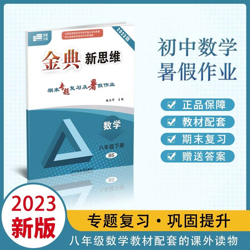 【含答案】2023春 金典新思维 数学八年级下册期末专题复习及暑假作业