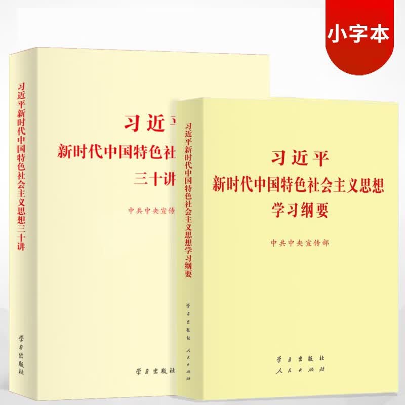全2册习近平新时代中国特色社会主义思想学习纲要+社会主义思想三十讲