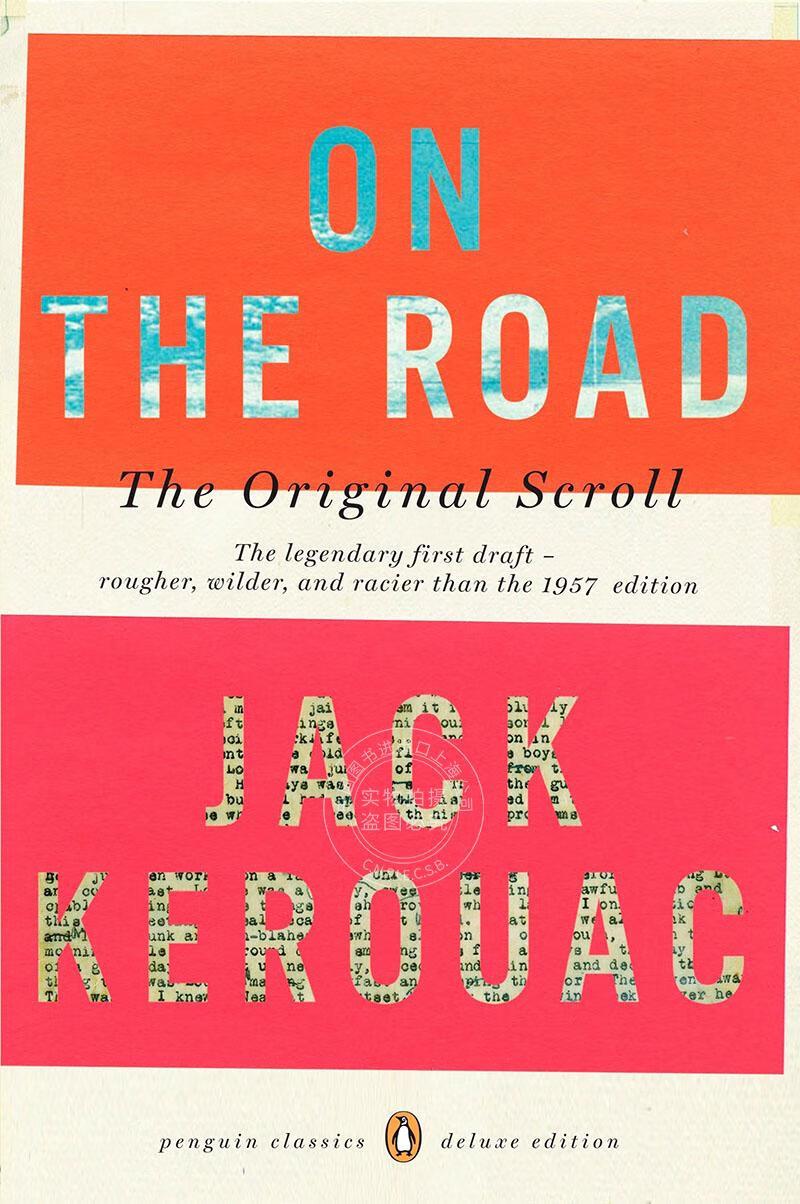 在路上 杰克·凯鲁亚克 企鹅经典豪华毛边本 英文原版 On the Road Penguin Classics Deluxe Edition