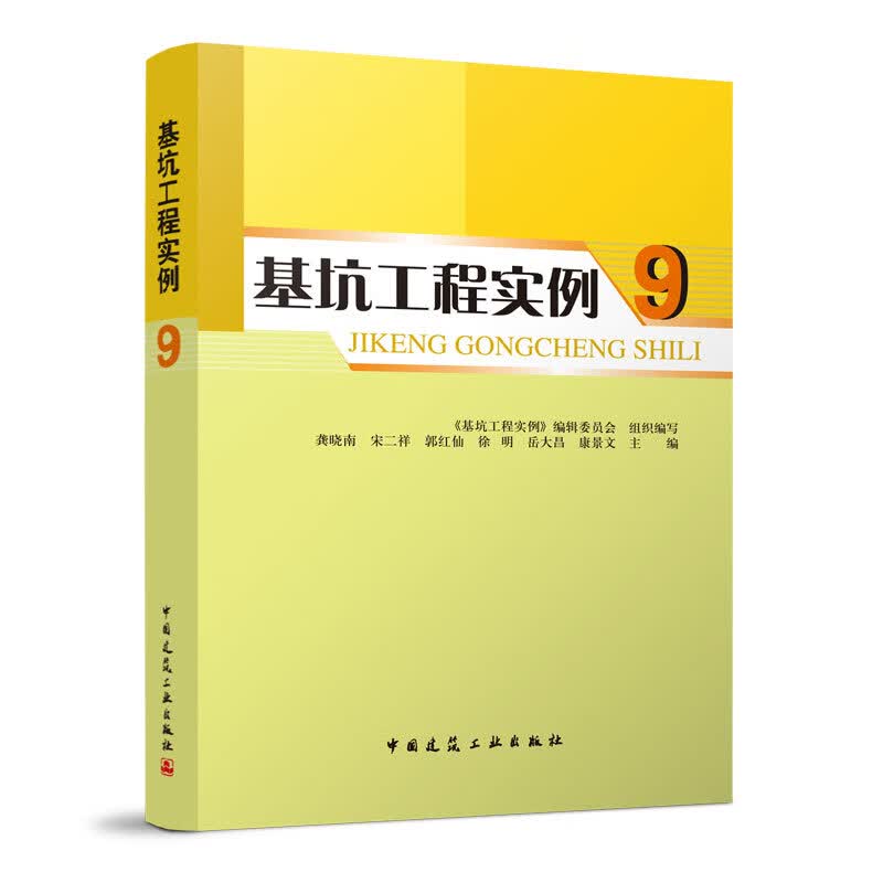 基坑工程实例 9 《基坑工程实例》编辑委员会 龚晓南 等 编 建筑工程 专业科技 中国建筑工业 978