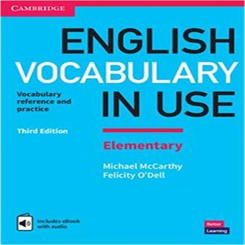 English Vocabulary in Use Elementary Book with 白色