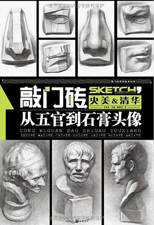 从五官到石膏头像 陈慎虎著