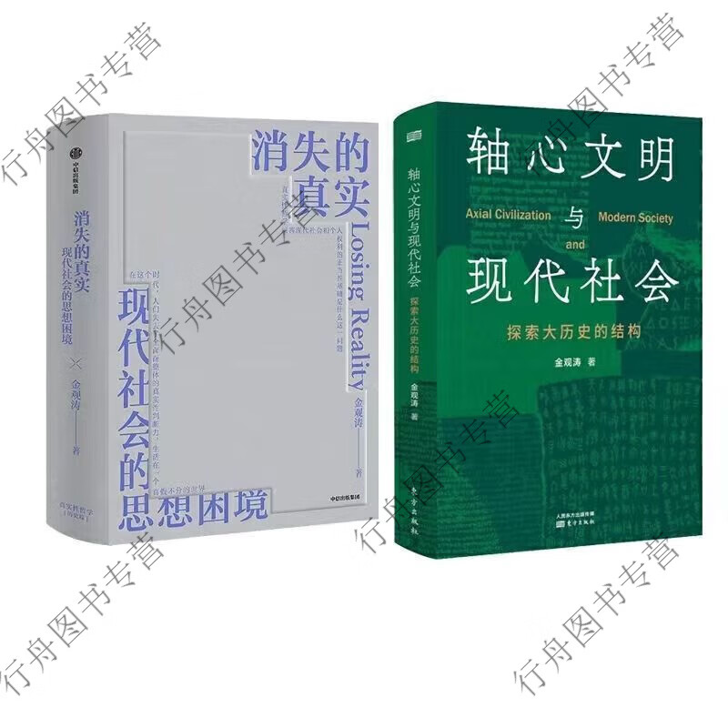 【现货速发】消失的真实- 金观涛 著 金观涛作品全两册