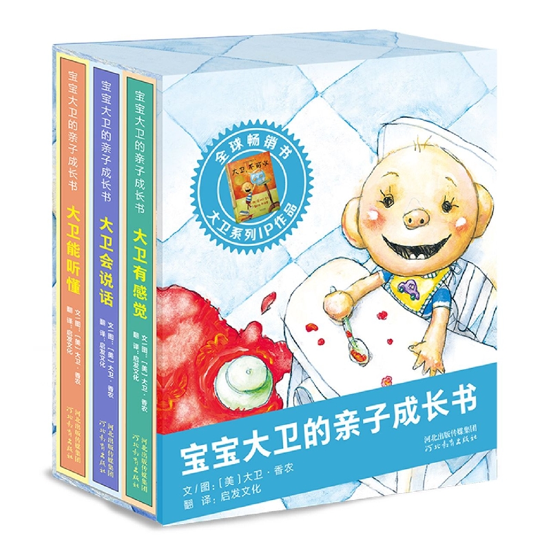 宝宝大卫的子成长书(共3册)