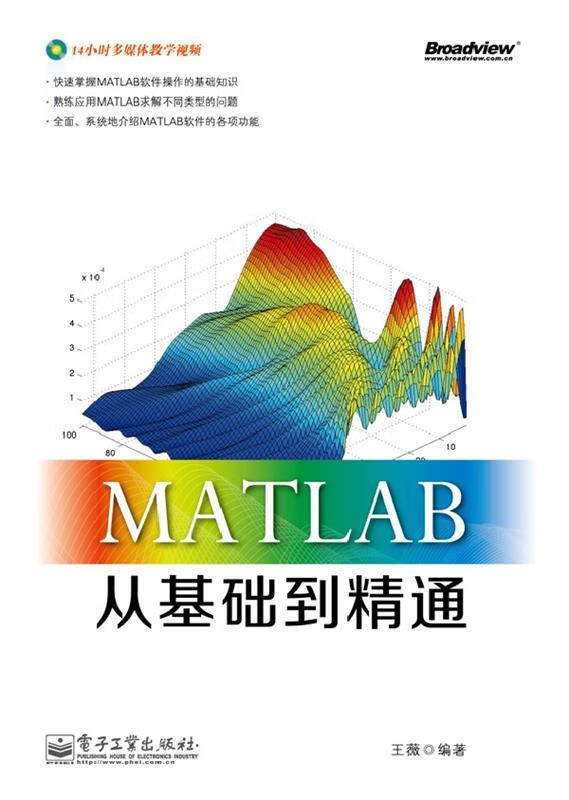 MATLAB从基础到精通 王薇编著 电子工业出版社