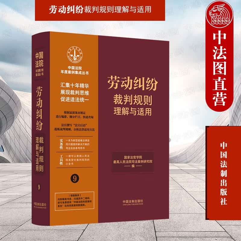劳动纠纷裁判规则理解与适用9 法制 劳动关系合同履行变更解除终止 法律适用方法司法实务案例分析参考书 根据新案由规定编排