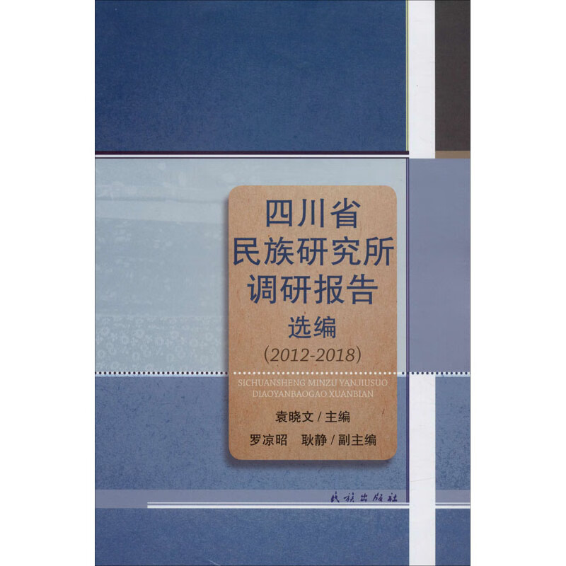 四川省民族研究所调研报告选编(2012-2018) 袁晓文 编 书籍