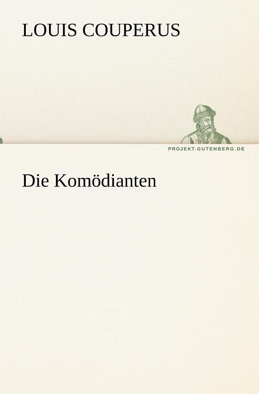 预售 按需印刷 Die Komodianten德语ger