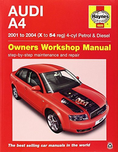 Audi A4 Petrol & Diesel (01 - 04) Haynes Repair Manual