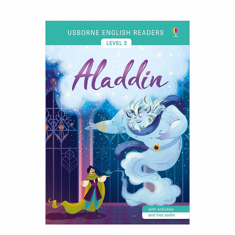 【LV2】Aladdin阿拉丁神灯 英文原版儿童故事分阶阅读 Usborne