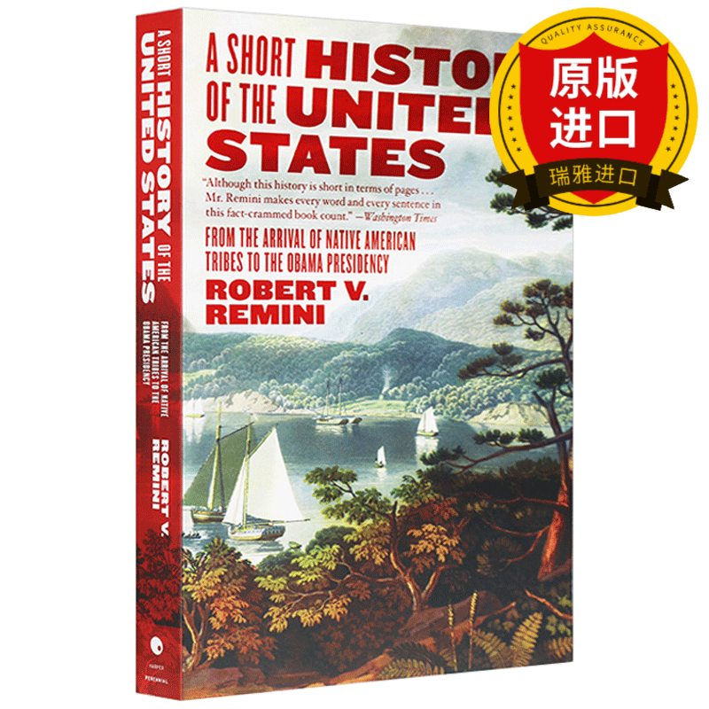 英文原版 美国简史 A Short History of the United States 全英文版历史读物 Robert V. Remini 罗伯特瑞米尼 进口英语书籍