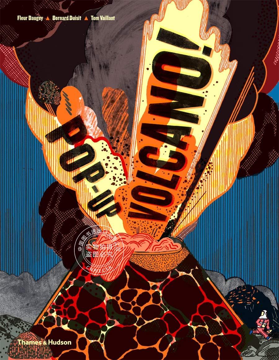 现货 火山爆发 儿童科普立体书 英文原版 Pop Up Volcano 地理百科知识 儿童