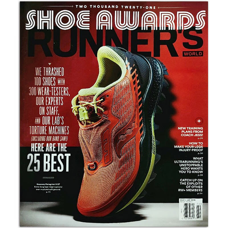 【单期可选】Runner's World 跑者世界 2020/21/22年 美国跑步健康健身运动杂志 2021年2月刊封面2