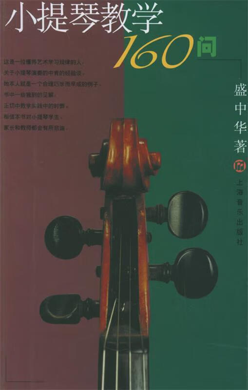 小提琴教学160问 盛中华 著