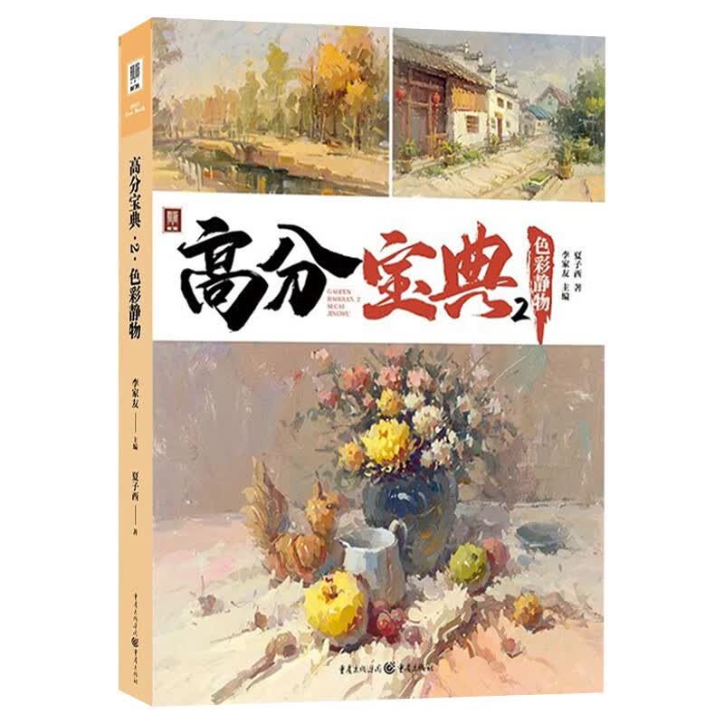 高分宝典2色彩静物 2023敲门砖夏子西李家友联考教学头像风景临摹