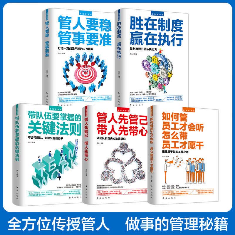 管人要稳 管事要准 胜在制度 赢在执行 带队伍要掌握的关键法则 管人先关己 带人先带心 如何管理员 如何管理员