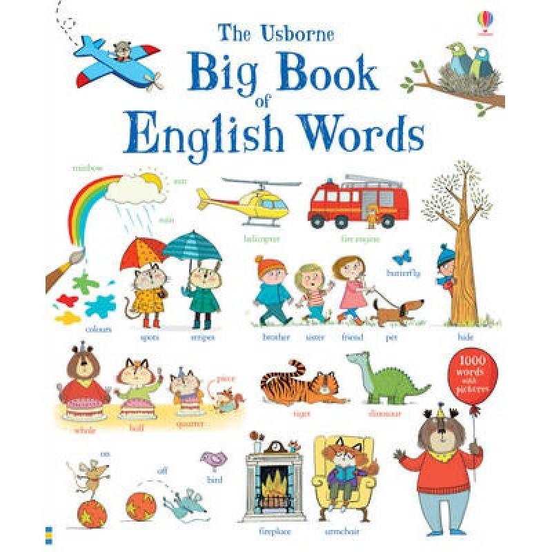 Usborne儿童英语单词书 Big Book of English Words