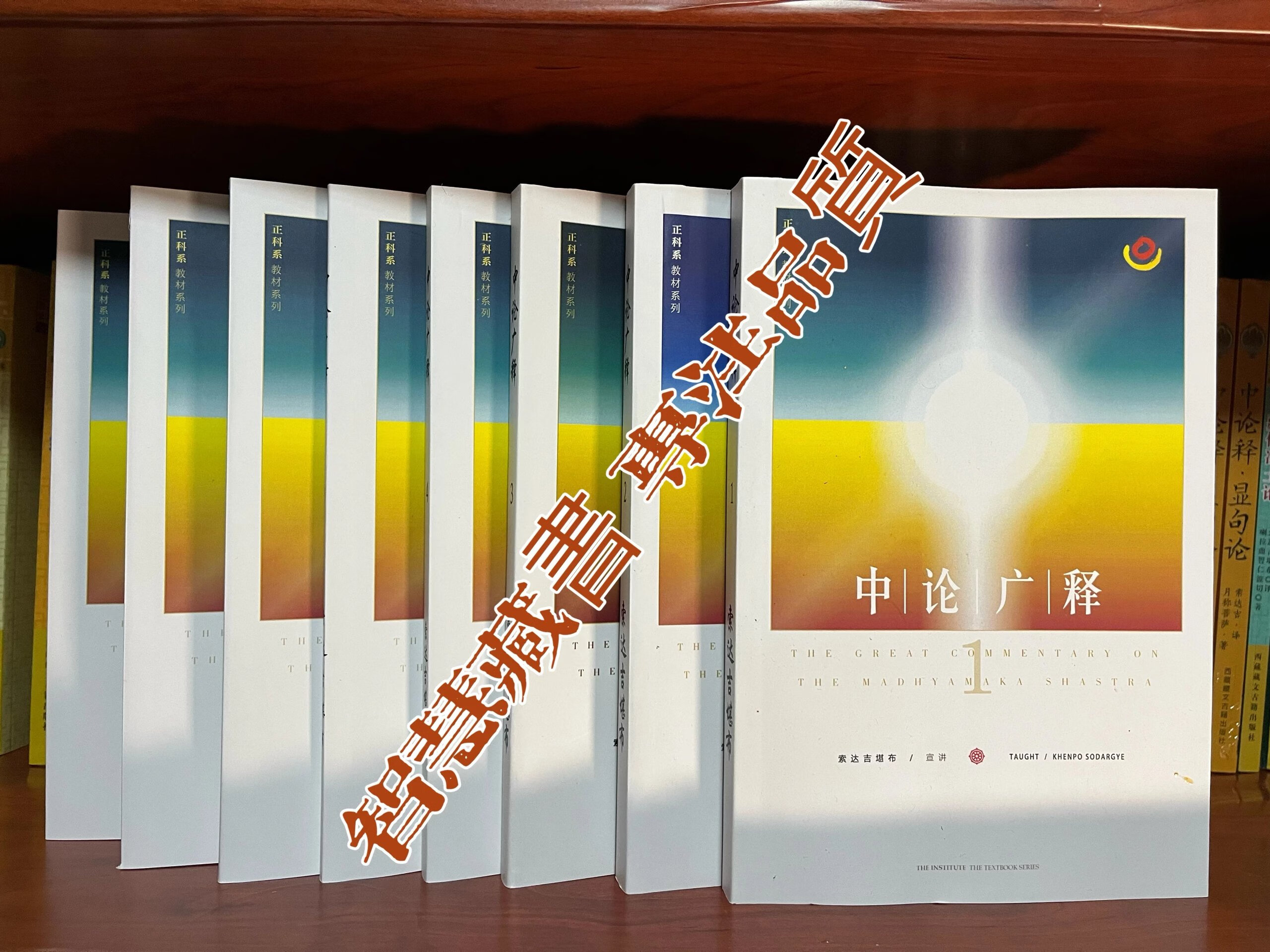 精品 中论广释 1-8 16开 索师 质量好
