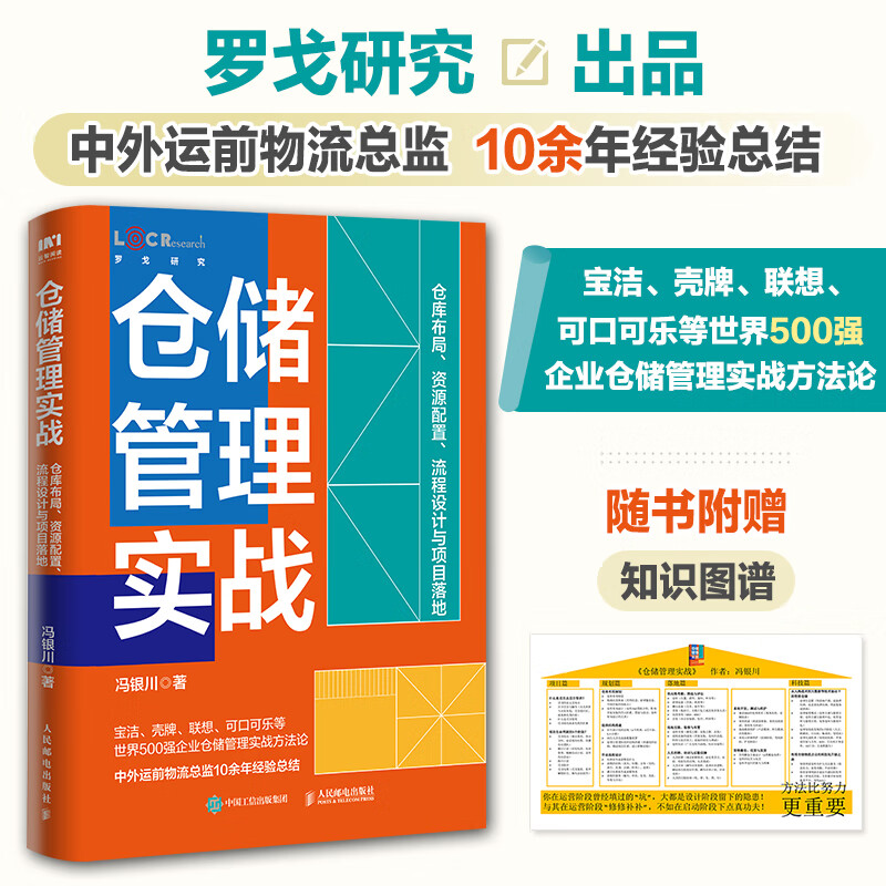 包邮 仓储管理实战:仓库布局、资源配置、流程设计与项目落地 冯银川 -人民邮电出版社